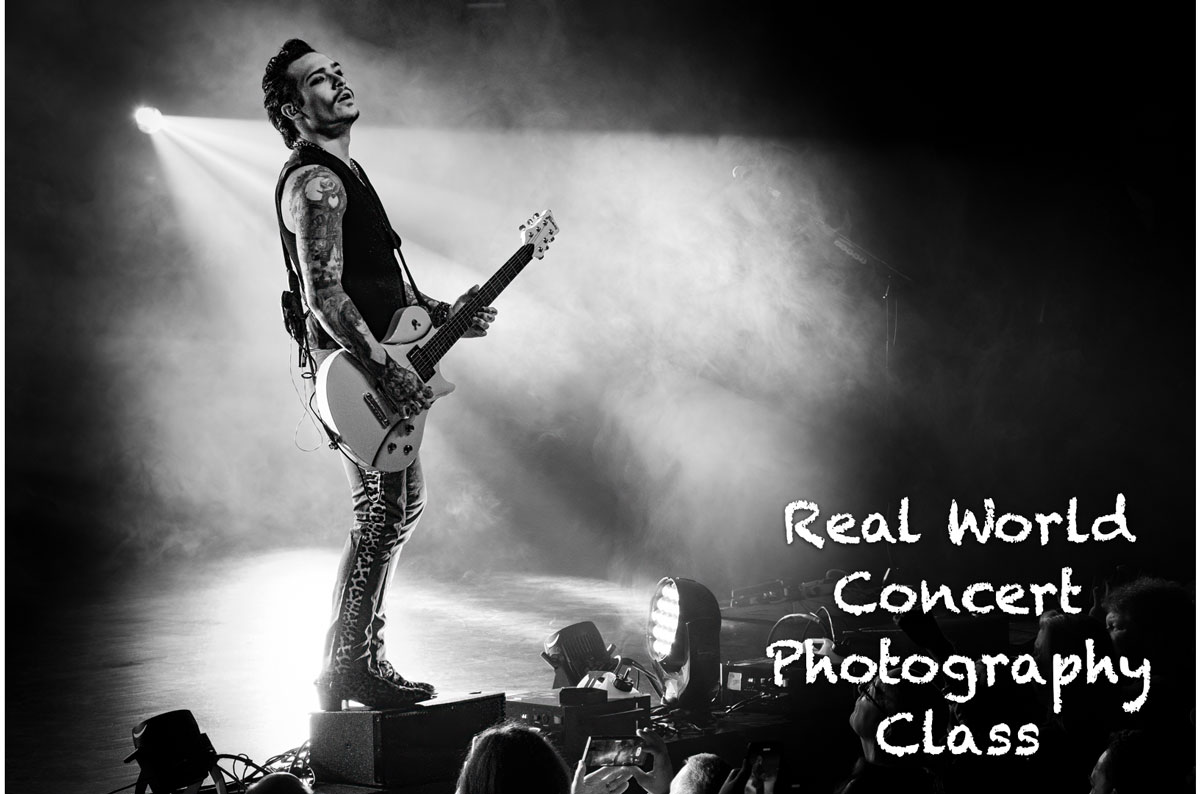 Real World Concert Photography Class sponsored by Canon